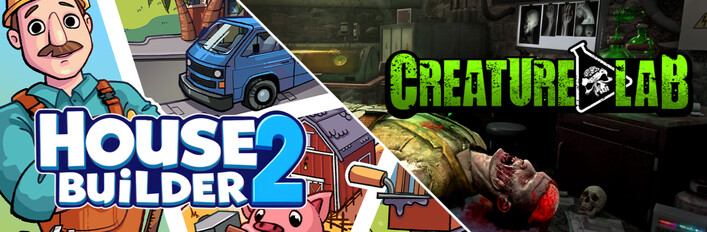 Save 4% on Creature Lab and House Builder 2 on Steam