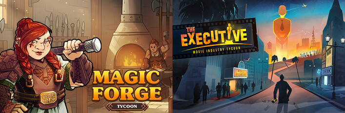 Économisez 28 % sur Magic Forge Tycoon & The Executive sur Steam